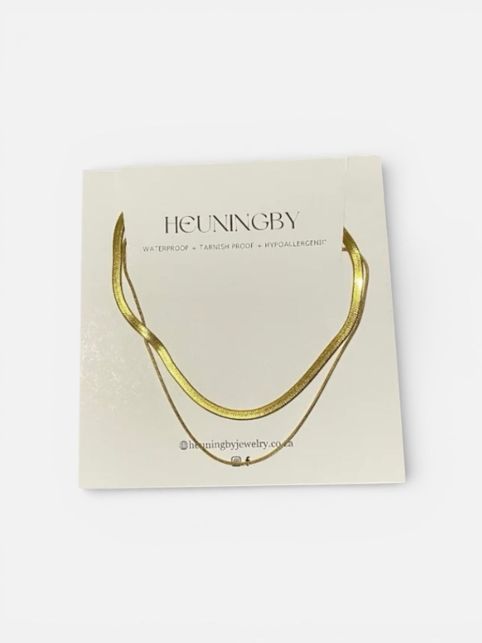 Double Snake Chain – Heuningby Jewelry