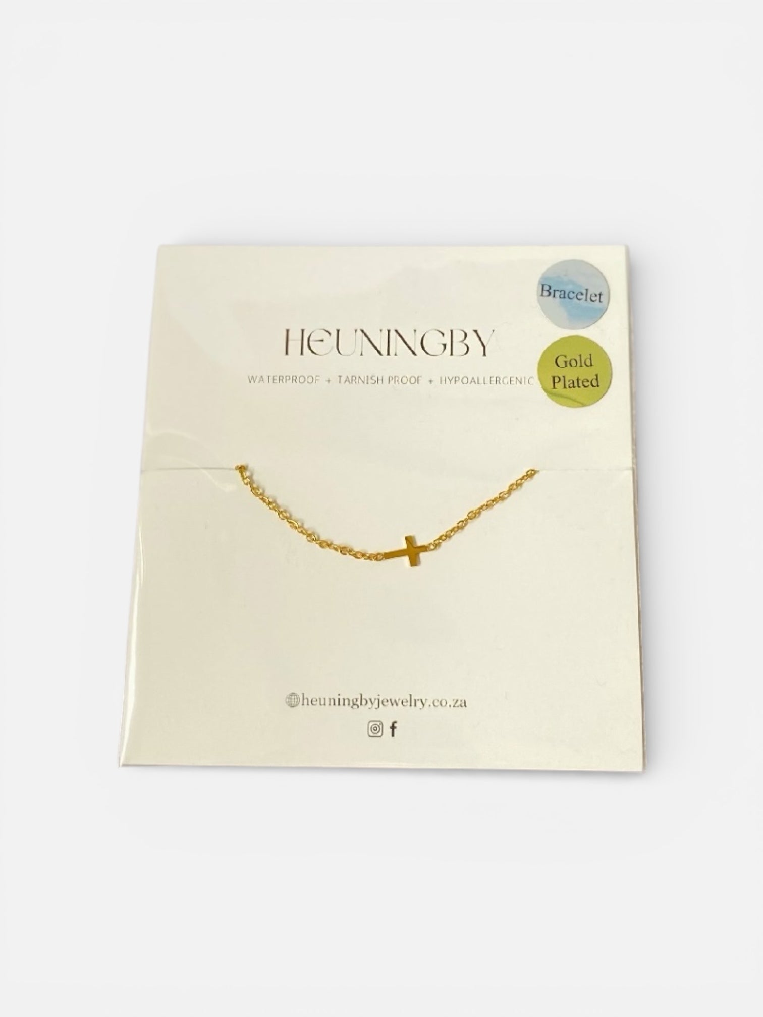 Dainty Cross Bracelet – Heuningby Jewelry